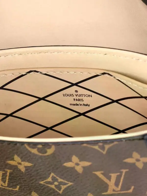 LOUIS VUITTON Vertical Trunk Pochette Monogram Canvas Crossbody Bag - Brown