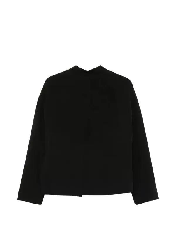 Alberto Biani Button-up Flap-pocket Jacket - Black