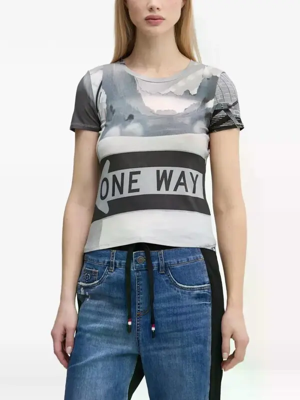 Desigual Graphic Print Short Sleeve T-shirt