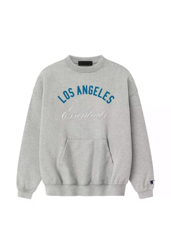 Fear Of God Logo-print Essentials Sweater - Grey