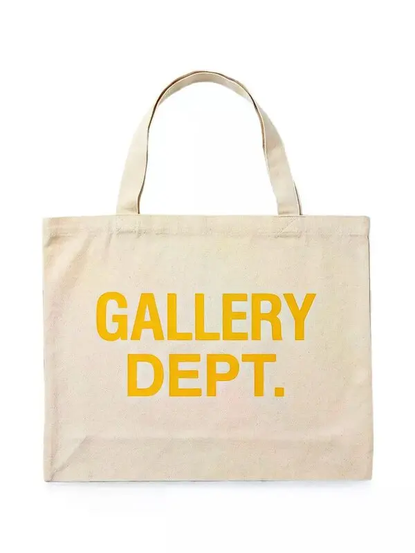 GALLERY DEPT. Slogan-print Canvas Tote Bag