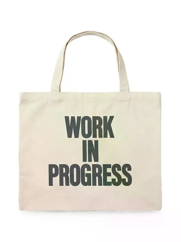 GALLERY DEPT. Slogan-print Canvas Tote Bag