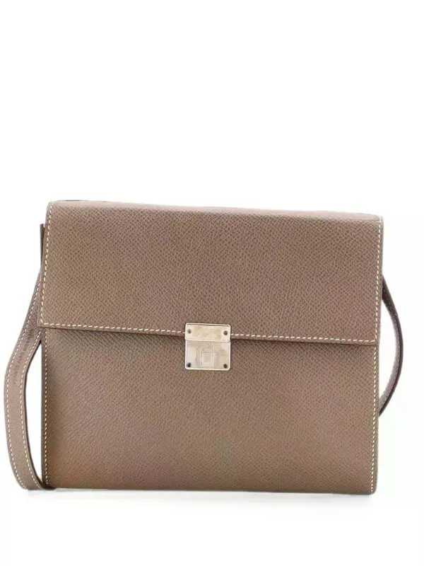 Hermès Clic Wallet On Strap Epsom 16 Shoulder Bag