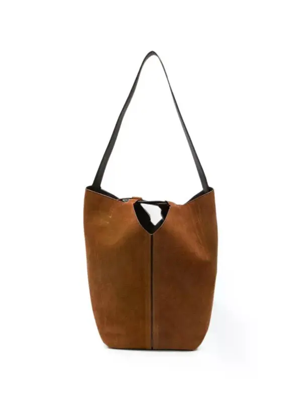 Hereu Riba Suede Tote Bag - Brown