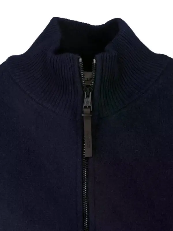Moncler Wool & Cashmere Zip-up Cardigan