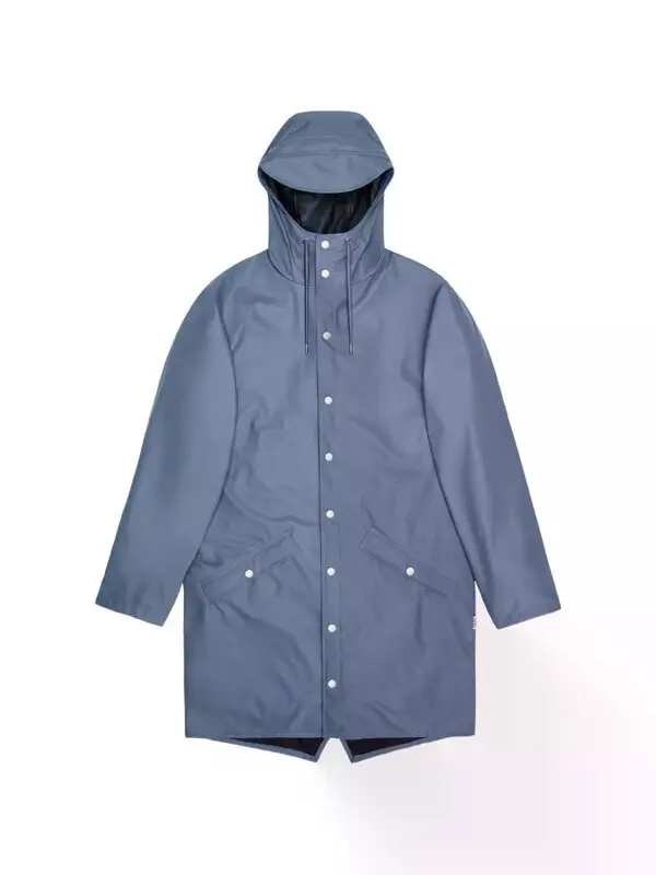 Rains Hooded Press-stud Coat