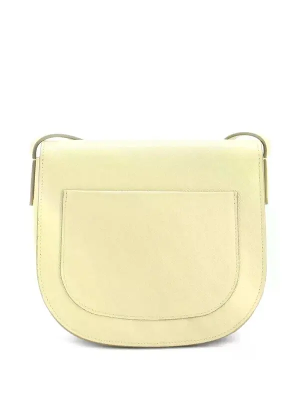 Celine Trotteur Grainy Leather Small Crossbody Bag - Green