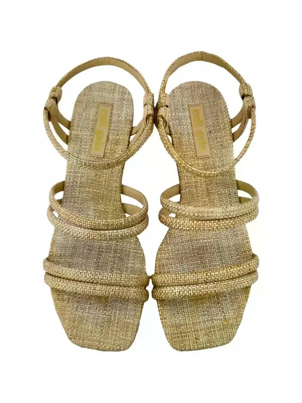 Cult Gaia Ankle-strap Flat Sandals