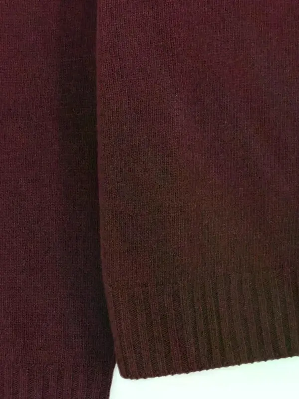 ALYSI Crew-neck Ribbed-trim Sweater