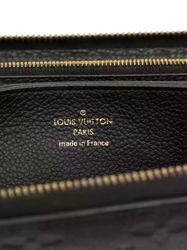 LOUIS VUITTON 2019 Monogram Empreinte Zippy Wallet Long Wallets - Black