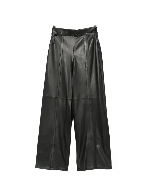 Emporio Armani Belted Panelled Trousers