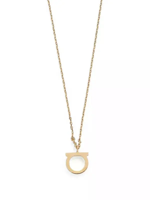 FERRAGAMO Gancini Crystals Necklace