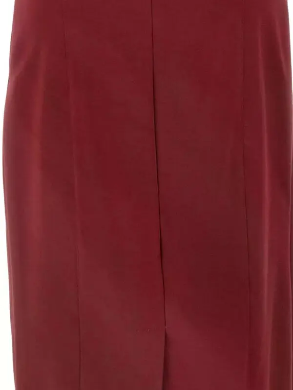 ELENA MIRÒ Rear-slit Midi Skirt