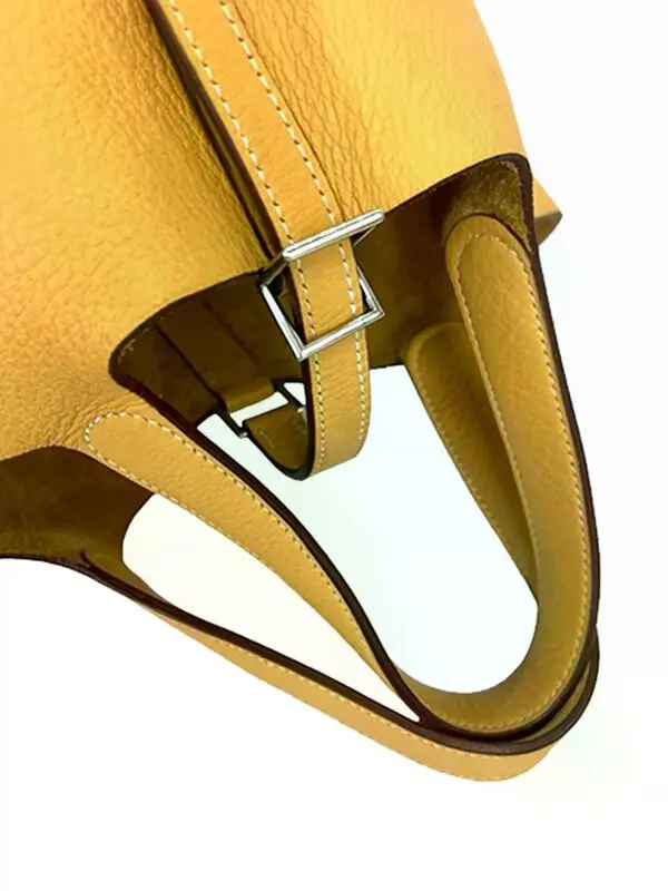Hermès Clemence Picotin 18 Handbag - Yellow