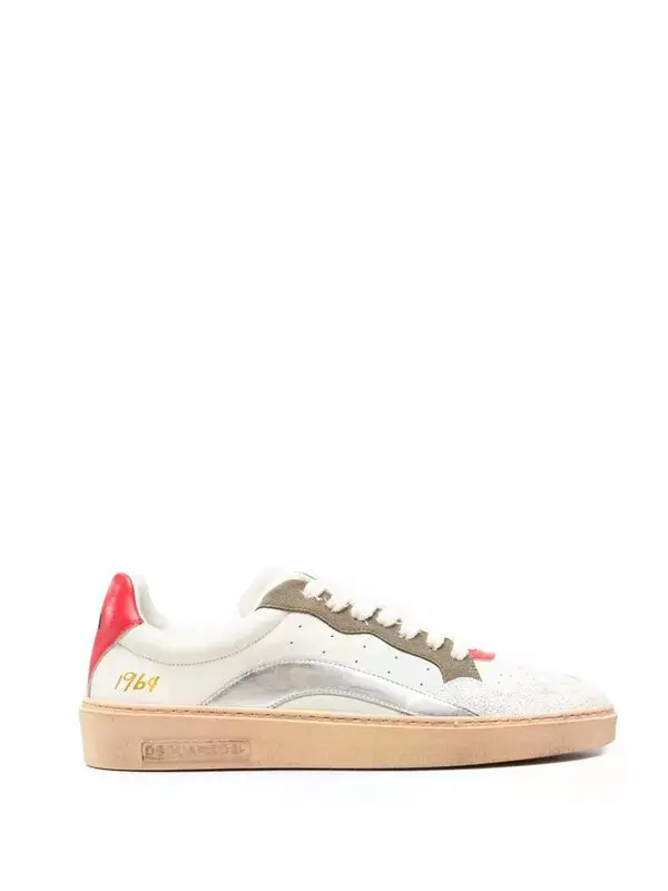 Dsquared2 Cracked Effect Panelled Sneakers
