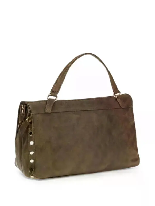 ZANELLATO Postina Officina Stud-embellished Shoulder Bag