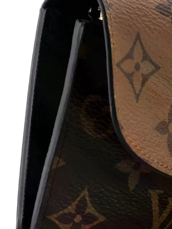 LOUIS VUITTON Emilie Wallet Reverse Monogram Canvas Small Wallets - Brown