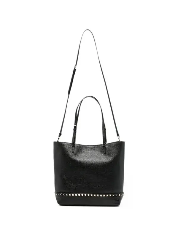 Valentino Garavani Rockstud Pebbled Tote Bag