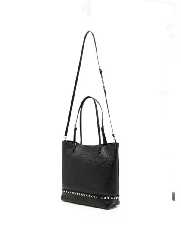 Valentino Garavani Rockstud Pebbled Tote Bag