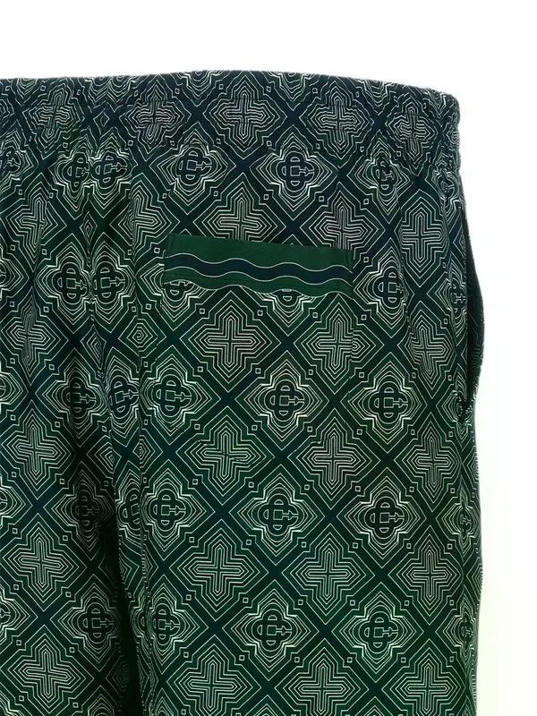Casablanca Radiating Monogram-pattern Shorts