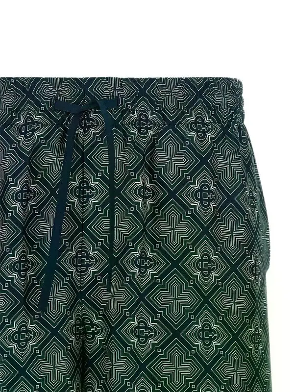 Casablanca Radiating Monogram-pattern Shorts