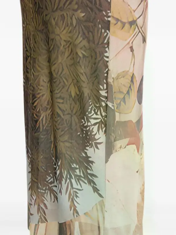 Desigual Collage Midi Skirt
