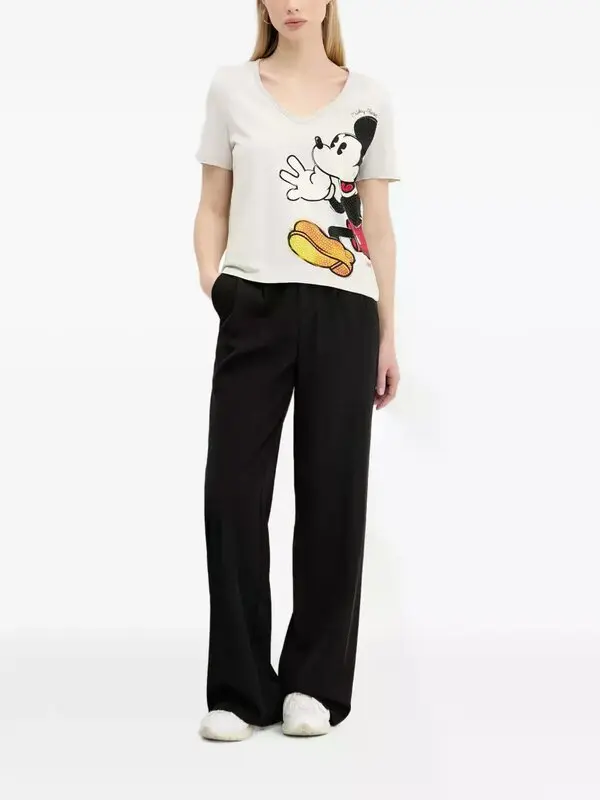 Desigual Graphic-print V-neck T-shirt