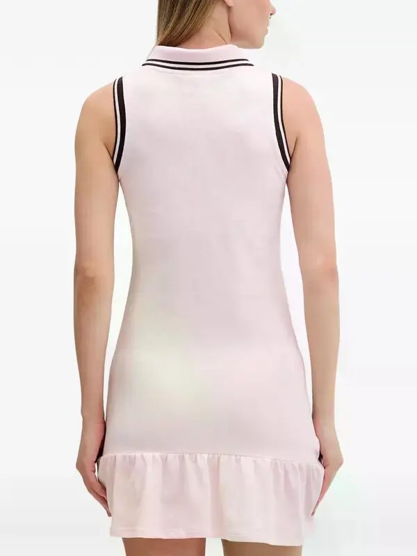 Juicy Couture Logo-embroidered Ruffled Mini Dress