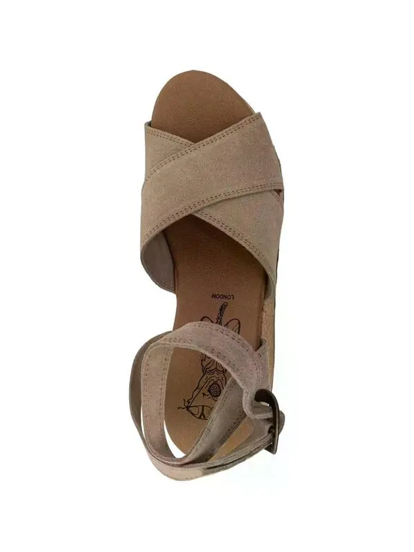 Fly London Buckle-fastening Wedge Sandals
