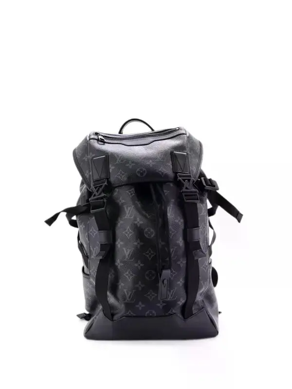 LOUIS VUITTON Getaway Monogram Eclipse Canvas Backpack - Black
