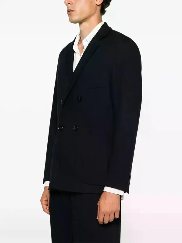 Giorgio Armani Double-breasted Pinstripe Blazer