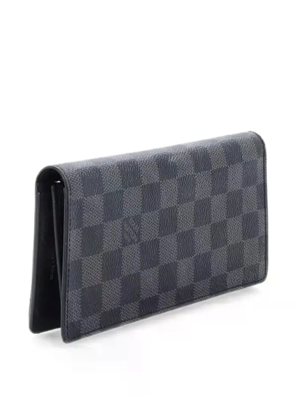 LOUIS VUITTON Brazza Wallet Damier Graphite Small Wallets