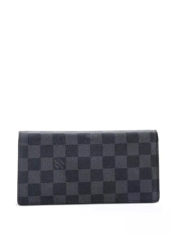 LOUIS VUITTON Brazza Wallet Damier Graphite Small Wallets