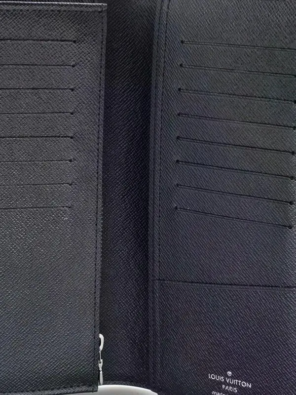 LOUIS VUITTON Brazza Wallet Damier Graphite Small Wallets