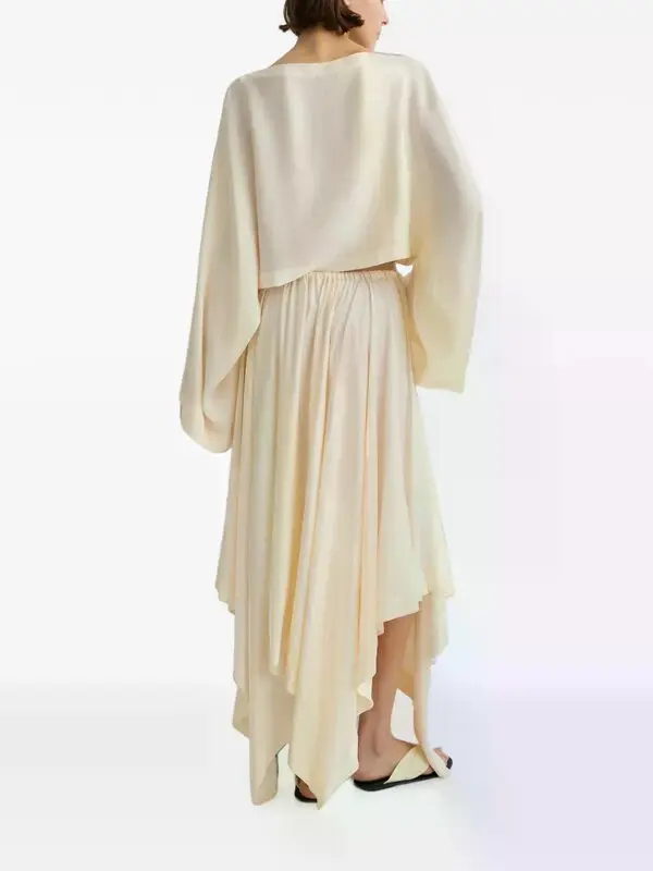 Bondi Born Ardea Hammered-satin Top