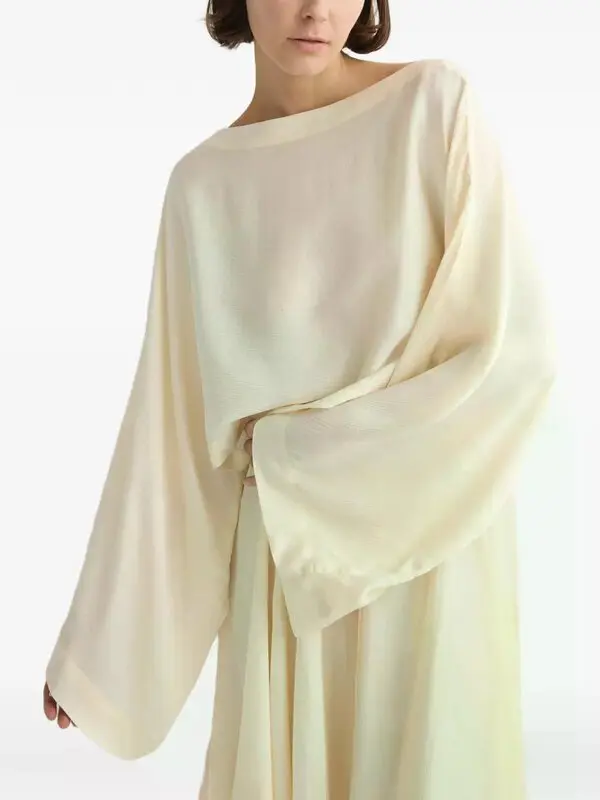 Bondi Born Ardea Hammered-satin Top