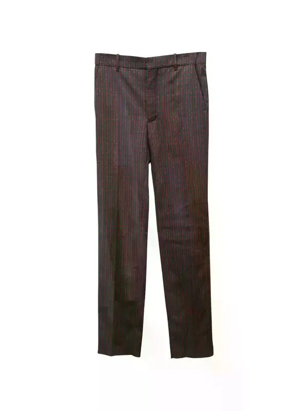 Balenciaga Plaid Classic Fit Trousers - Brown
