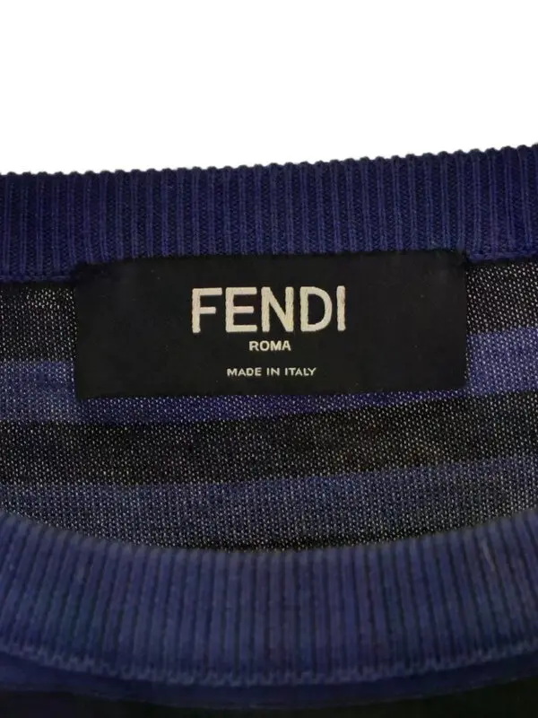 Fendi Striped Cashmere Sweater