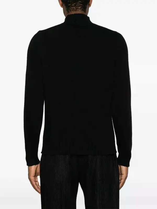Fedeli Ribbed-knit High-neck Pullover