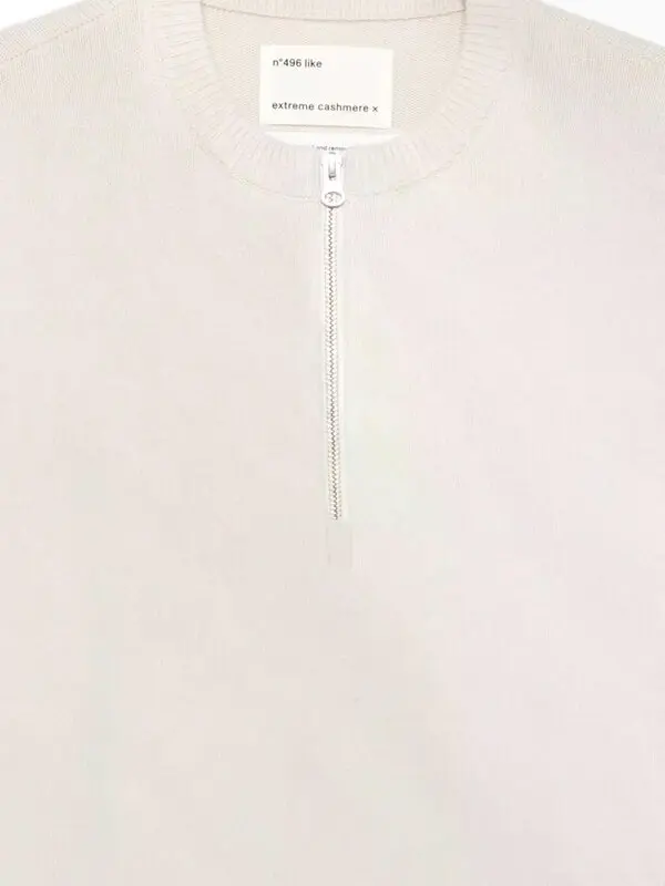 Extreme Cashmere Like Quarter-zip Sweater