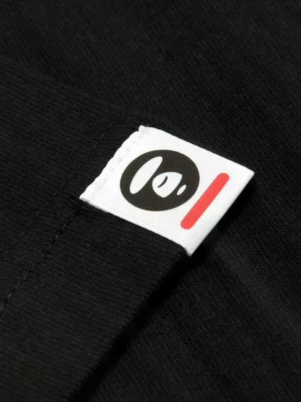 AAPE BY *A BATHING APE Aapenow Moonface Logo-patch T-shirt