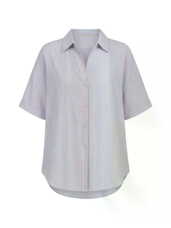 WESTEENE Short Sleveves Striped Shirt