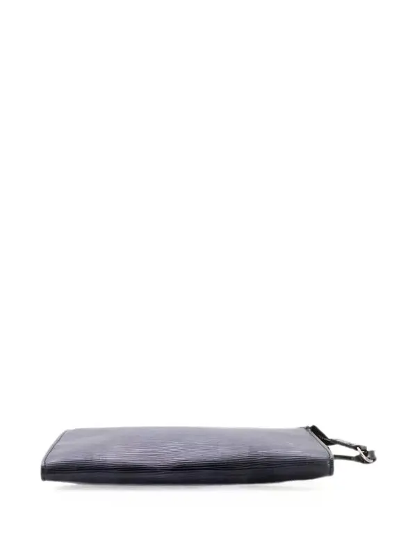 LOUIS VUITTON Pochette Accessoires Epi Leather Clutch Bag