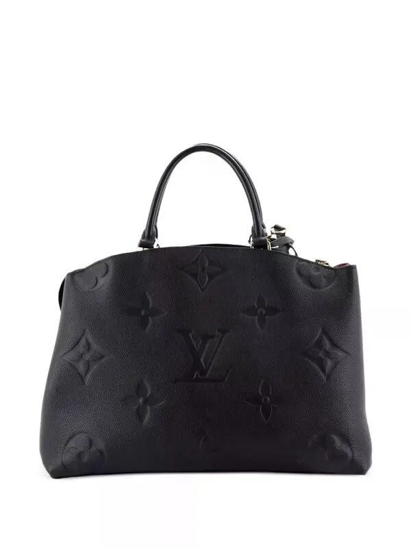 LOUIS VUITTON Monogram Empreinte Giant Grand Palais Shoulder Bag - Black