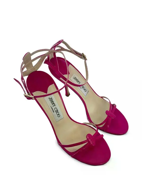 JIMMY CHOO Ankle Strap Stiletto Sandals