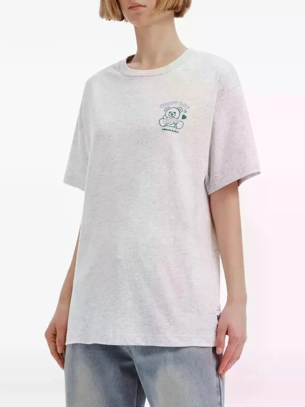 CHOCOOLATE Bear-print Cotton T-shirt