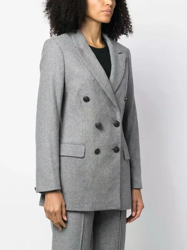 Rag & Bone Double-breasted Virgin Wool-blend Blazer