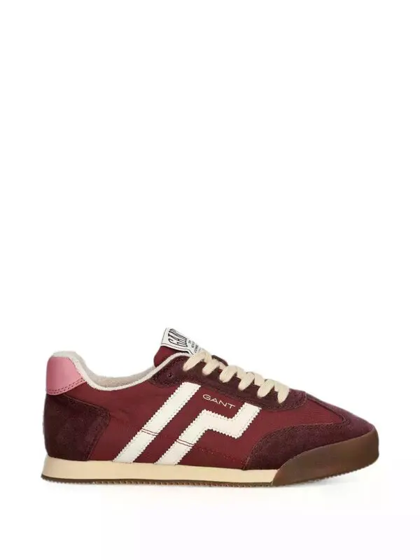 Gant Beylana Suede-panelled Sneakers - Red
