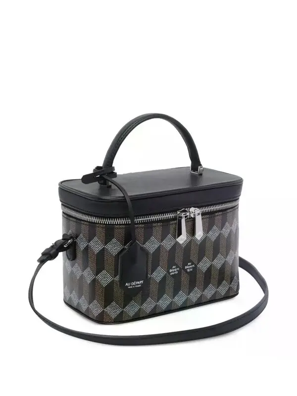 AU DEPART Toile Logo-print Mini Bag