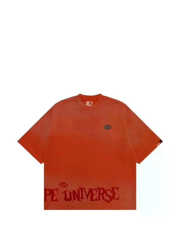 AAPE BY *A BATHING APE Logo-print Cotton T-shirt